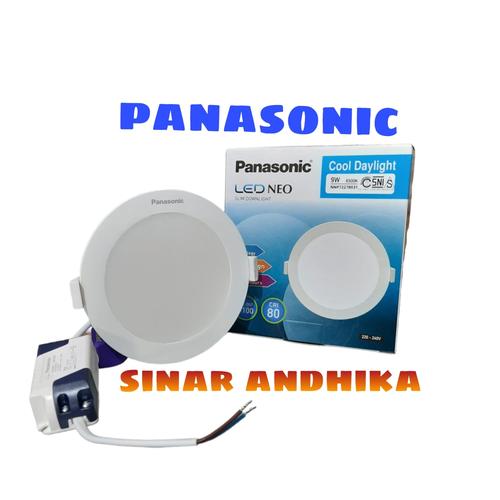 Jual Led Downlight Panasonic Panel Neo Slim 9 Watt Putih 6500K - Kuning ...