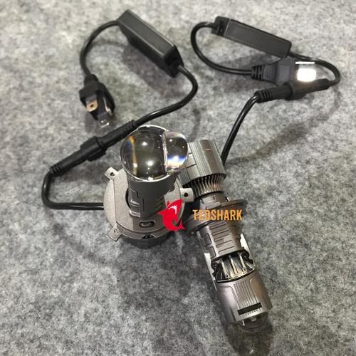 Promo Lampu bohlam LED Mini Projie M H4 Hi/Lo Super Terang Auto Silau ...