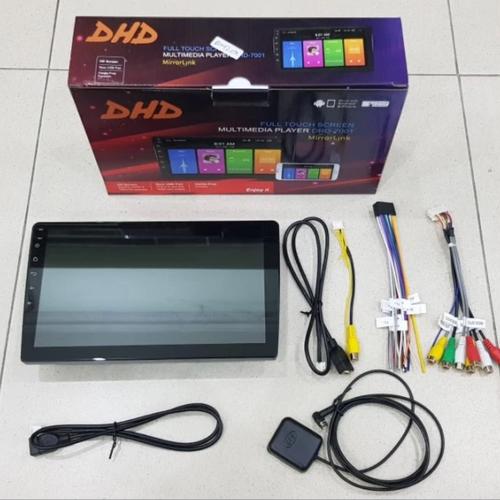 Jual TV MOBIL DOUBLE DIN 10 INCH ANDROID HEAD UNIT DHD 7001 FULL HD ...