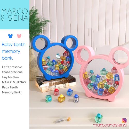 Jual Tempat Penyimpanan Gigi Susu Bayi Bentuk Mickey Mouse MARCO SIENA Baby Teeth Memory Box ...