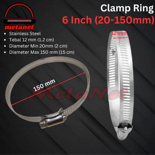 Jual Klemring 6 Inchi dan 9 inchi Pengikat ODP klem ring Clamp Selang ...