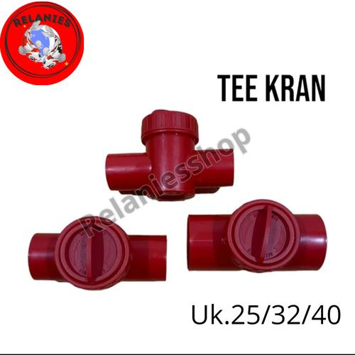 Jual tee stop kran merah pipa u-pvc - Kab. Bekasi - Relaniesshop ...