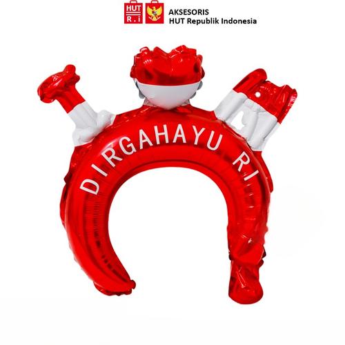Jual Balon Bando Merah Putih Dirgahayu RI Merah Putih Hiasan 17 Agustus ...