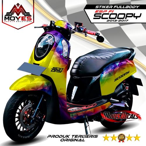 Jual DECAL STIKER MOTOR FULL BODY PREMIUM BERKUALITAS HONDA SCOOPY ESP ...