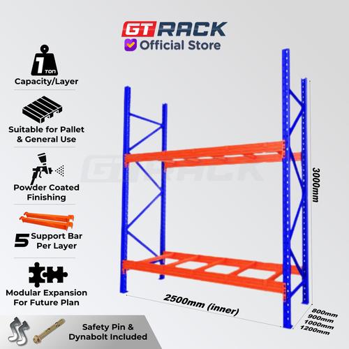 Promo RAK PALET 1 TON AYORACK AI10-2530S W8 TINGGI 3 METER - RACK ...