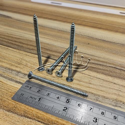 Jual SEKRUP SKRUP FH FAB 8X2 1/2 PANJANG 6CM F+AB TAPPING TAPING SCREW ...