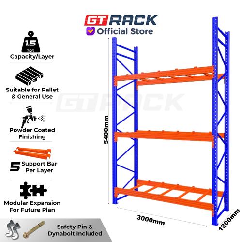 Promo RAK PALET 1.5 TON TINGGI 5.4 METER AYORACK AI15-3054S W12 - RACK ...
