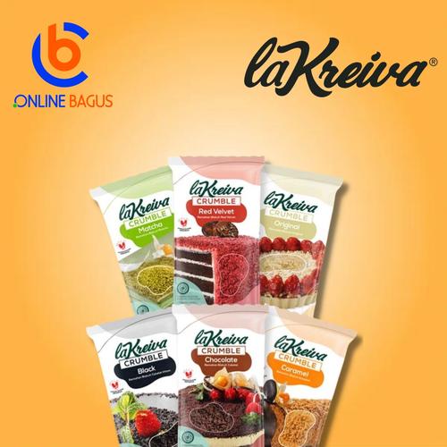 Jual La Kreiva Crumble Remahan Biskuit 250g - Black Oreo - Kota Bandung ...