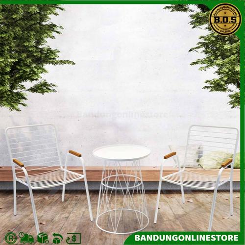 Jual Meja Taman Besi Meja Balkon Halaman Soleil Othello Meja Teras ...