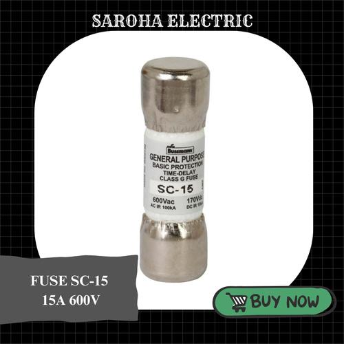 Jual FUSE SC-15 15A 600V *BUSSMANN* - Jakarta Barat - SAROHA ELECTRIC ...