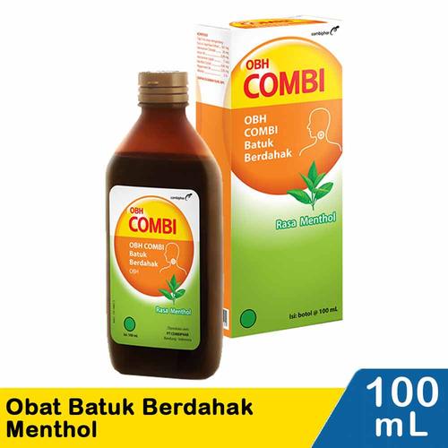 Jual OBH COMBI Obat Batuk Berdahak Menthol 100Ml - Jakarta Barat ...