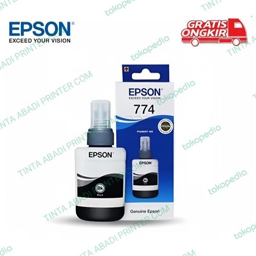 Jual Tinta Epson 774 Original quality Black Pigment For Printer M100 ...