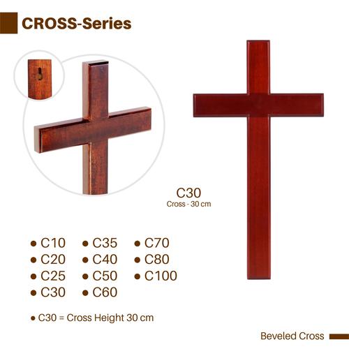 Jual Salib Kayu untuk Tembok (Variasi Ukuran 10cm hingga 100 cm) - C30 ...