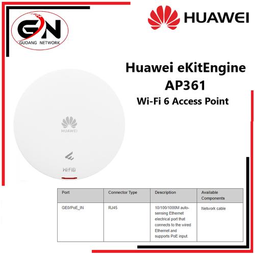 Jual Huawei eKitEngine AP361 Access Point Wi-Fi 6 - Jakarta Pusat ...