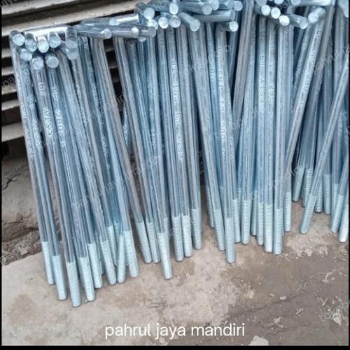 Jual angkur l besi beton galvanis putih m16 × 400mm ( 40cm ) - Jakarta ...
