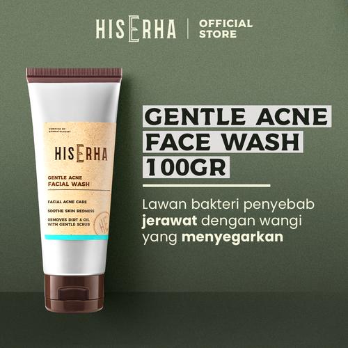 Promo HISERHA Gentle Acne Facial Wash Mini 40gr/100gr - Sabun Cuci Muka ...