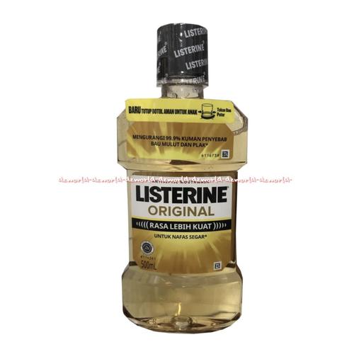 Jual Listerine Original Antioseptic obat kumur-kumur Liserin kuning ...