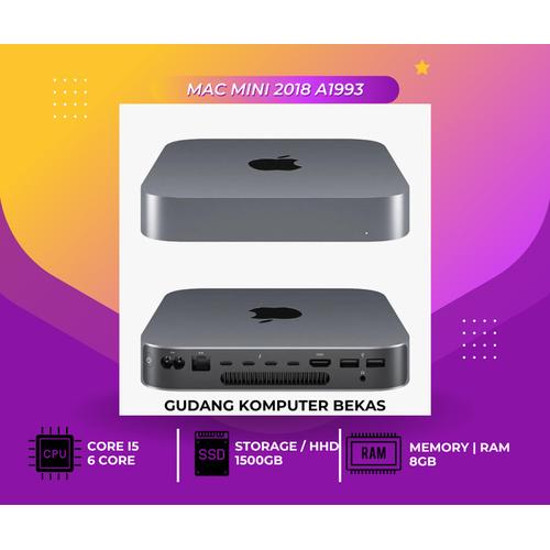 Jual Apple Mac Mini 2018 A1993 Quad Core i5 8th RAM 8GB HDD 500GB SPACE ...