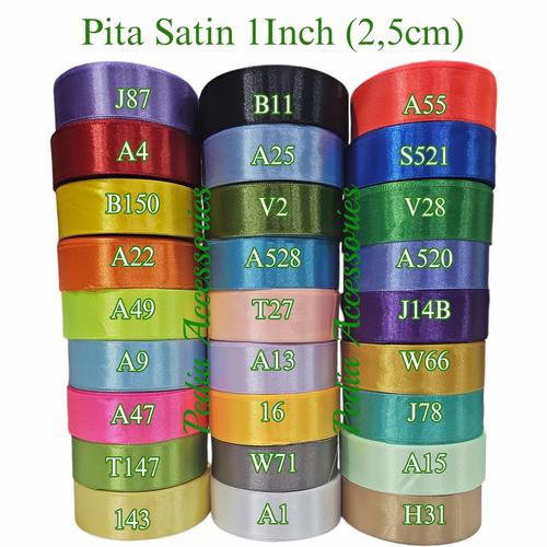 Jual Pita Satin 1 INCH / 2,5cm per roll - Jakarta Pusat - Pedia ...