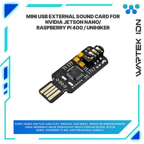 Jual Mini USB External Sound Card for NVIDIA Jetson Nano/ Raspberry Pi 400 / UNIHIKER - Kota ...