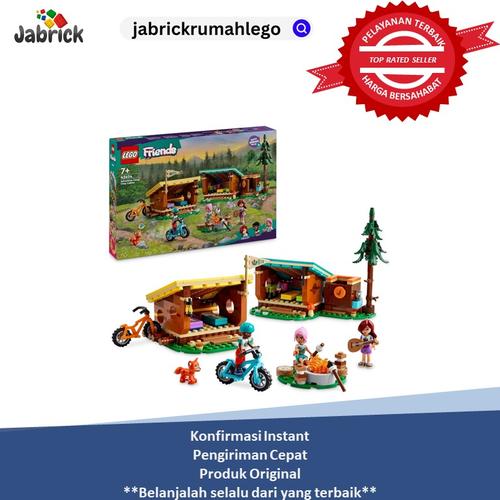 Promo LEGO Friends 42624 Adventure Camp Cosy Cabins Camping Toy Set ...