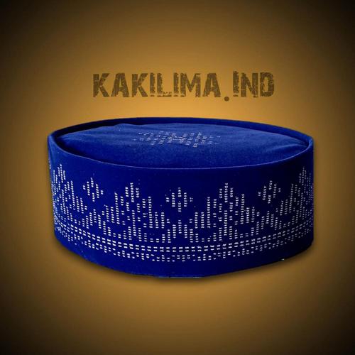 Jual Extra Puncak Peci Songkok Kopiah Hitam Motif Batik Songket Gold ...