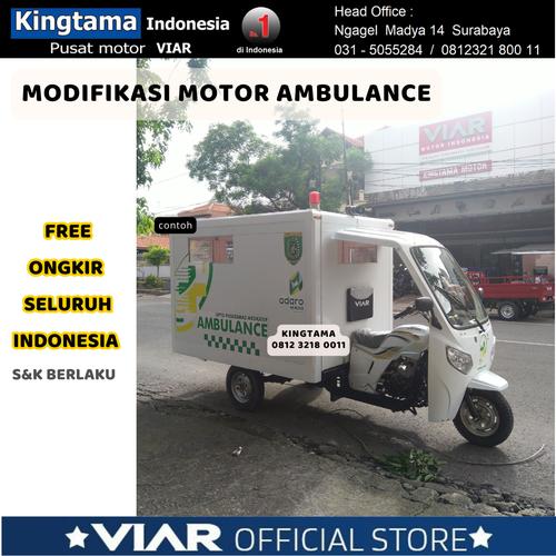 Promo Motor Roda Tiga VIAR KARYA AMBULANCE - PROMO- ORIGINAL - Merah ...