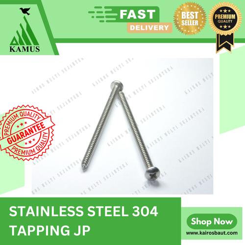 Jual TAPPING JP(+) SCREW/PAN HEAD SS304 #06x1" - Jakarta Utara ...