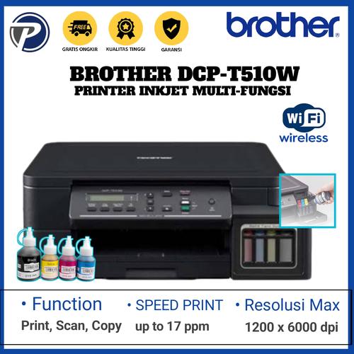Jual PRINTER BROTHER DCP-T510W MULTI-FUNGSI Wireless Print,Scan,Copy - Jakarta Pusat - Prelov ...