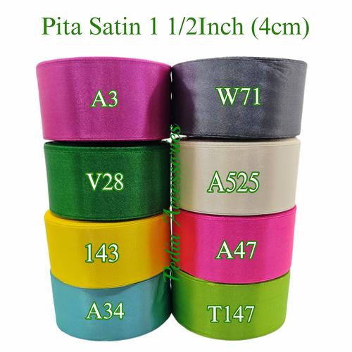 Jual Pita Satin 1 1/2 INCH / 4cm per roll - Jakarta Pusat - Pedia ...