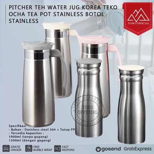 Promo Pitcher Teh Water Jug Korea Teko Ocha Tea Pot Stainless Korean ...