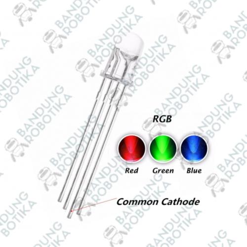 Jual LED RGB RED GREEN BLUE 4 PIN 5MM CLEAR COMMON CATHODE - Kota ...