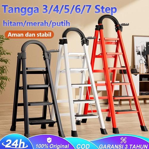 Jual Reaim Tangga 4/5/6 Step Rumah Lipat Tangga Besi Lipat Household ...