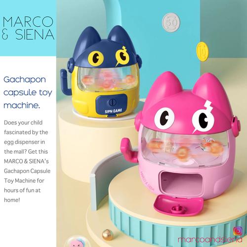 Jual Mainan Anak Mesin Gachapon Kapsul Telur Kejutan Musikal MARCO ...