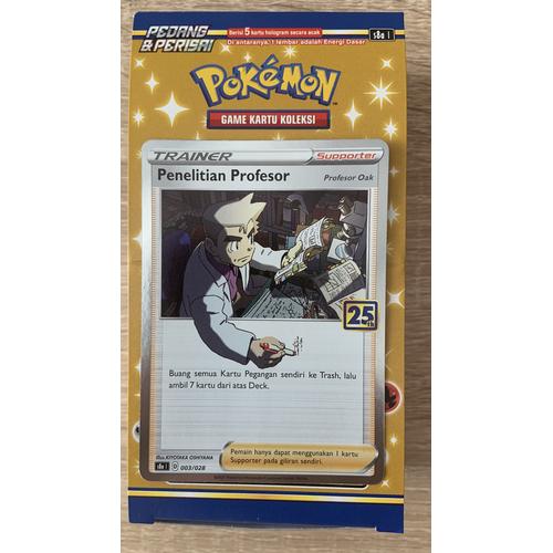 Jual Penelitian Profesor 003/028 - 25th Anniversary (S8a) - Kartu Pokemon TCG Indonesia ...