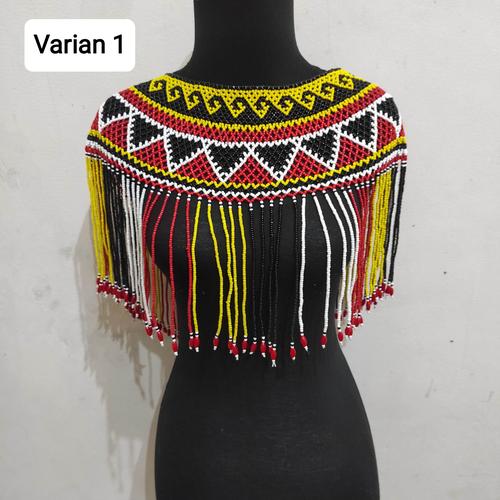 Jual kalung teratai panjang manik dayak kalimantan ukuran dewasa ...