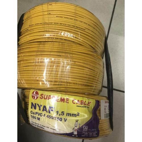 Jual NYAF 1.5mm panjang 100m supreme /kabel serabut NYAF supreme 1x1.5mm - Jakarta Selatan ...