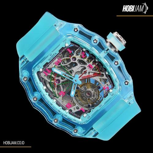 Jual Haofa 2210 Crystal Skeleton Tourbillon - Biru - Jakarta Barat ...