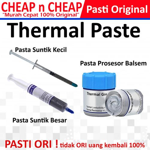Jual Pasta Prosesor Balsam Suntik Kecil Besar Thermal Paste Grease ...