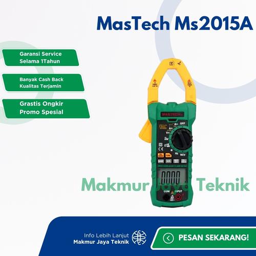 Jual Clam Multimeter Mastech MS2015A Tang Ampere AC AC1000A Listrik ...