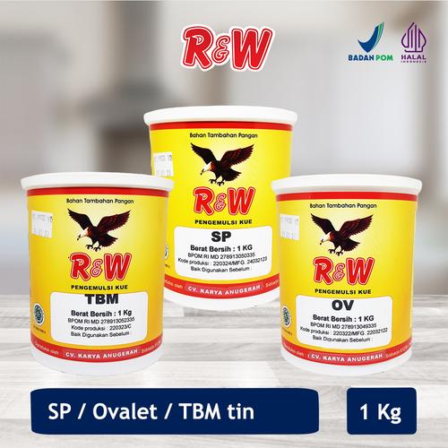 Jual SP Ovalet TBM Pengemulsi Pengembang Kue Roti Rajawali R&W RW 1 Kg ...