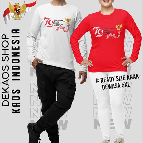 Jual KAOS 17 AGUSTUS 2024 MERAH PUTIH INDONESIA DIRGAHAYU 79 TAHUN KEMERDEKAAN KAOS INDONESIA ...