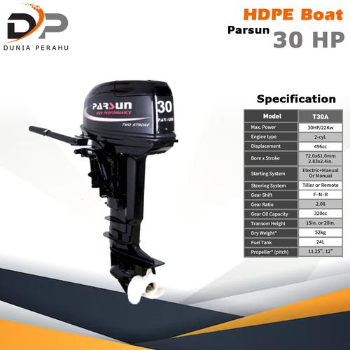 Jual Mesin Motor Perahu Temepel Parsun 30 PK HP Untuk Perahu Karet ...