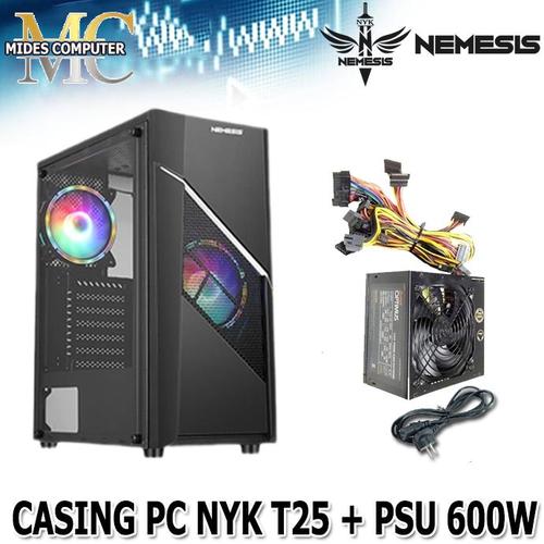 Jual Casing PC Komputer NYK T25 plus Power Supply PSU / Paket casing ...