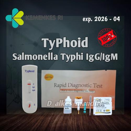 Jual Tes Typhoid IgG/IgM satuan l Tes Tipes mandiri satuan - Kab. Bogor ...