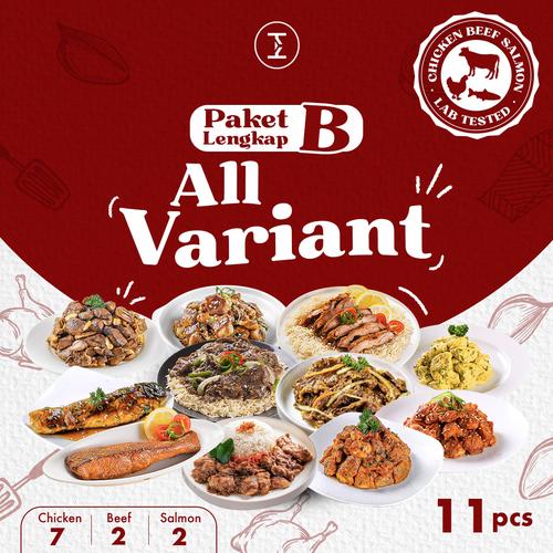 Promo Paket Lengkap Meal Prep - All Variant (Chicken/Beef/Salmon) - B ...
