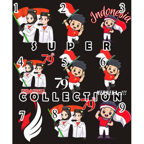 Jual Sablon Stiker Setrika Kemerdekaan Sablon Setrika Animasi Agustusan ...