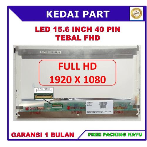 Jual LED LCD Lenovo Thinkpad W510 W520 W53 15.6 15 Inch 40 Pin 40pin ...