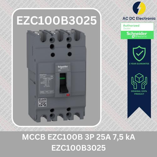 Promo Schneider MCCB 3P 25A EZC100B3025 7.5kA Cicil 0% 3x - Kota ...