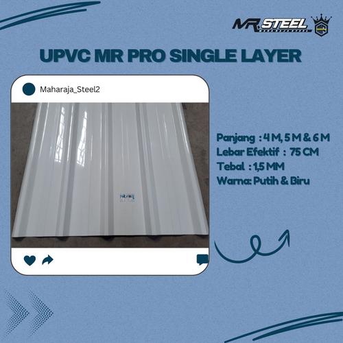 Jual Atap UPVC Single Layer/MR PRO - Kab. Bogor - MaharajaSteel | Tokopedia